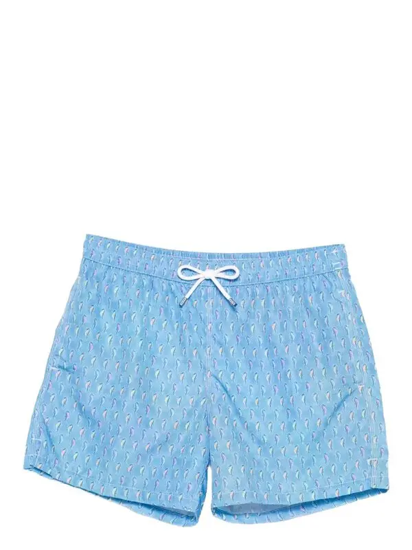 Fedeli Madeira Swim Shorts - Blue