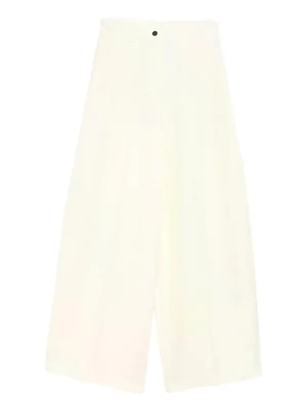 Liviana Conti Buttoned Trousers - Neutrals