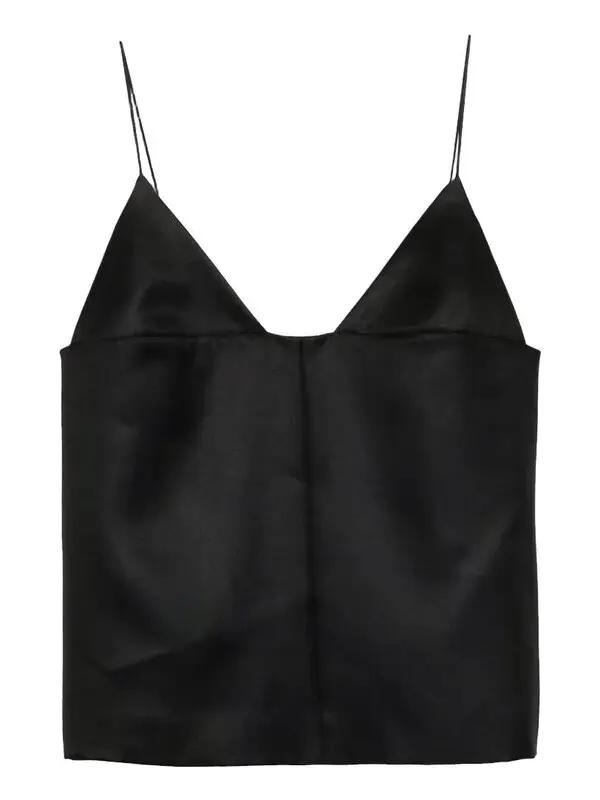 Brandon Maxwell Bridges Tank Top - Black
