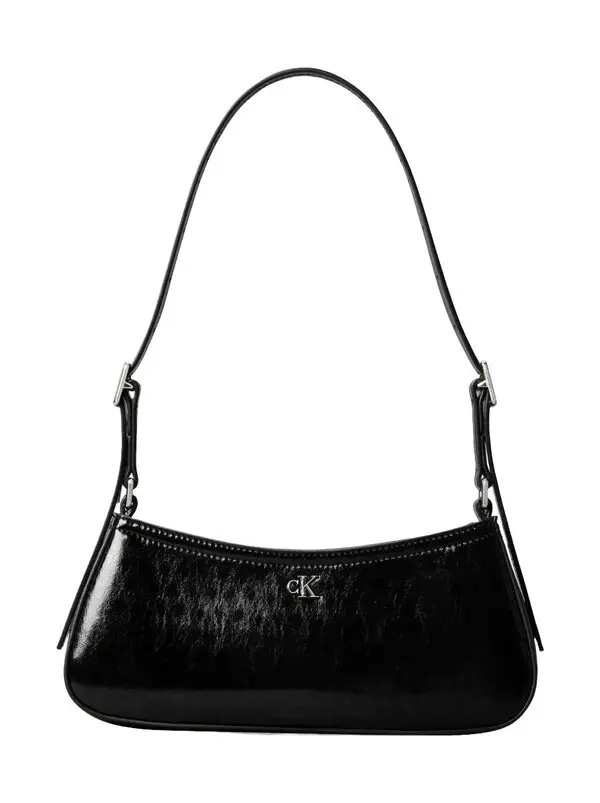 Calvin Klein Logo-plaque Shoulder Bag - Black