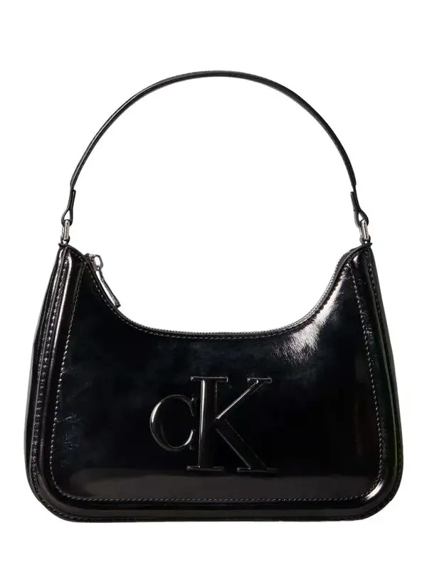 Calvin Klein Zip-fastening Shoulder Bag With Logo Detail - Black