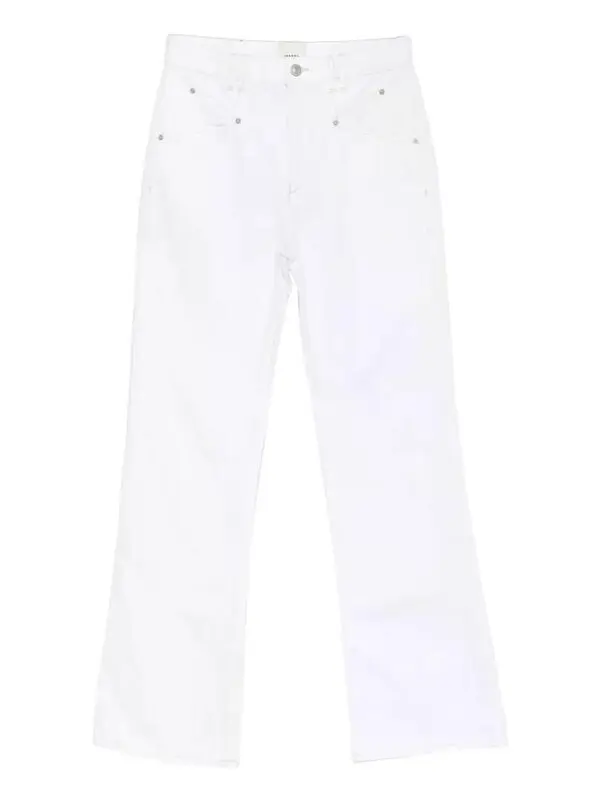 Isabel Marant Belvia Jeans - White