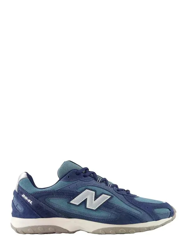 NEW BALANCE 204l Suede Appliqué Sneakers - Blue