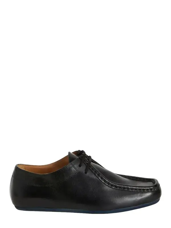 JIL SANDER Piping Lace-up Loafers - Black