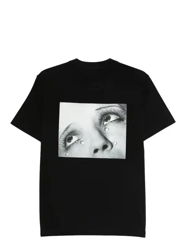 Sacai Printed T-shirt - Black