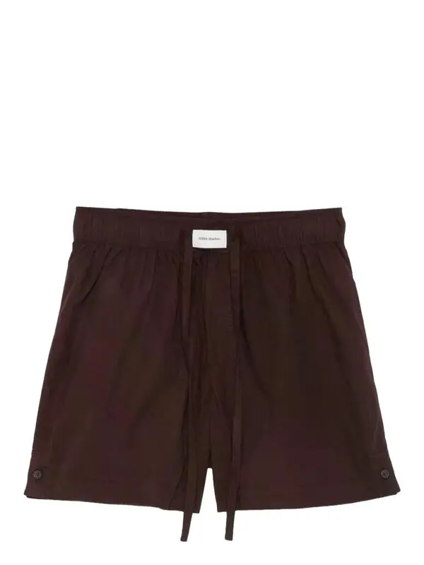 ENTIRE STUDIOS Drawstring Shorts - Brown