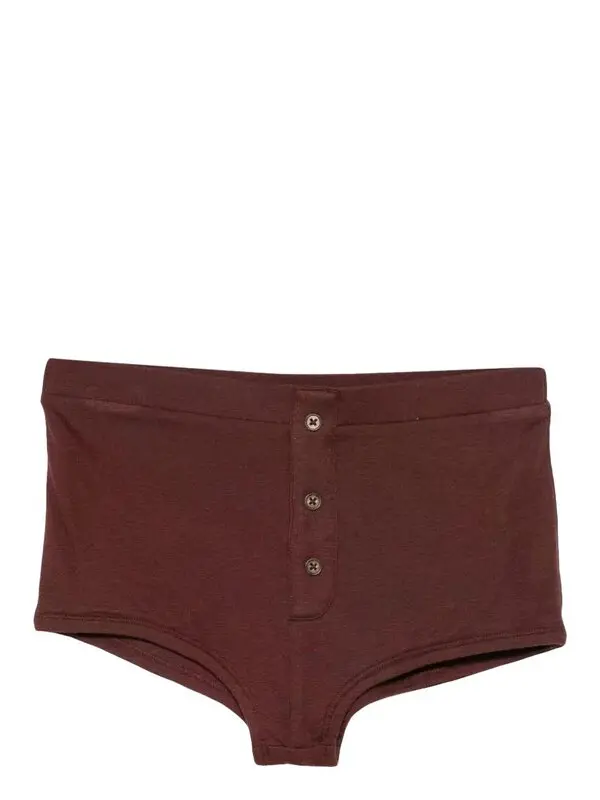 ENTIRE STUDIOS Do Booty Shorts - Brown