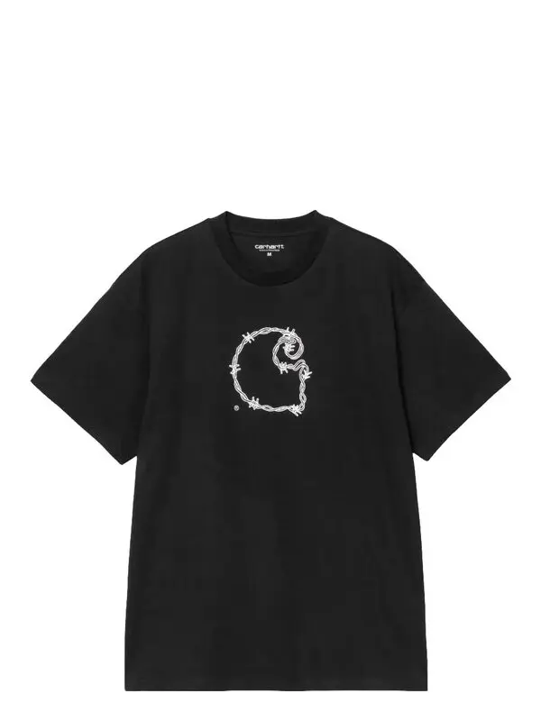 Carhartt Work In Progress Barbed Wire Graphic T-shirt - Black