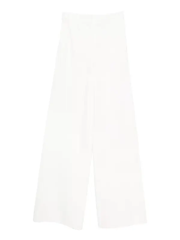 Max Mara Wide-leg Palazzo Pant - White