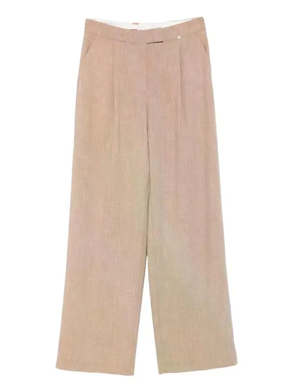 Liu Jo Pleated-front Trousers - Neutrals