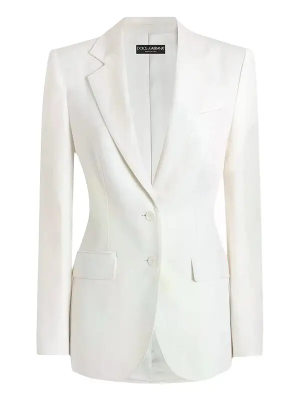 Dolce & Gabbana Buttoned Jacket - White