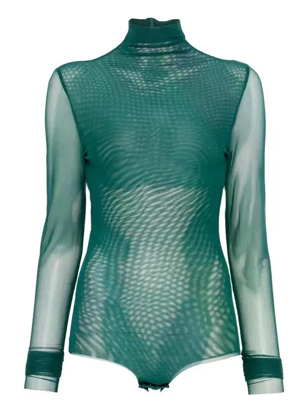 ATU BODY COUTURE High-neck Long-sleeve Top - Green