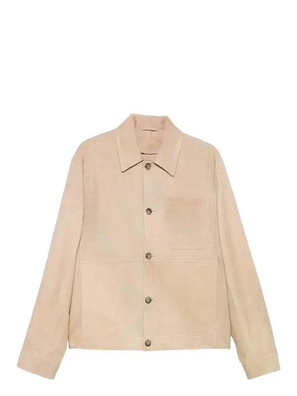 Altea Lewin Suede Jacket - Neutrals