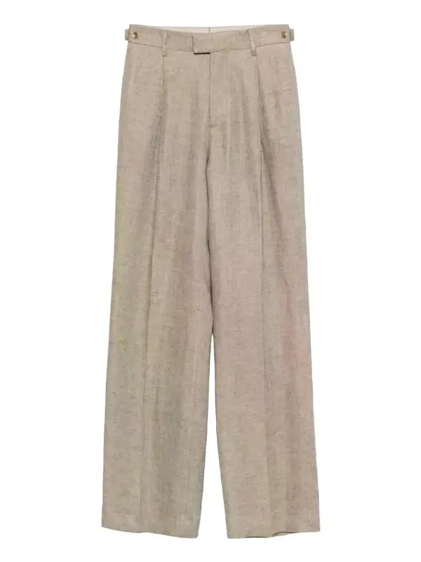 BERWICH Pleated-front Trousers - Neutrals