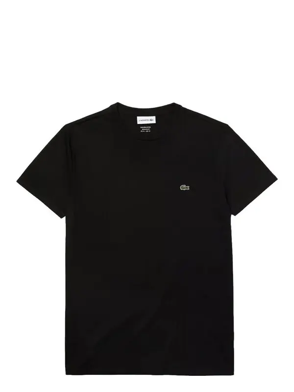Lacoste Crew-neck Logo T-shirt - Black