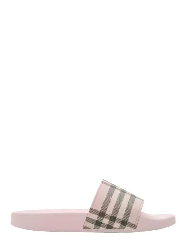 Burberry Printed Slides - Pink