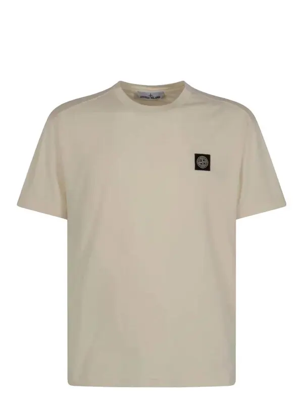 Stone Island Logo-patch T-shirt - Neutrals