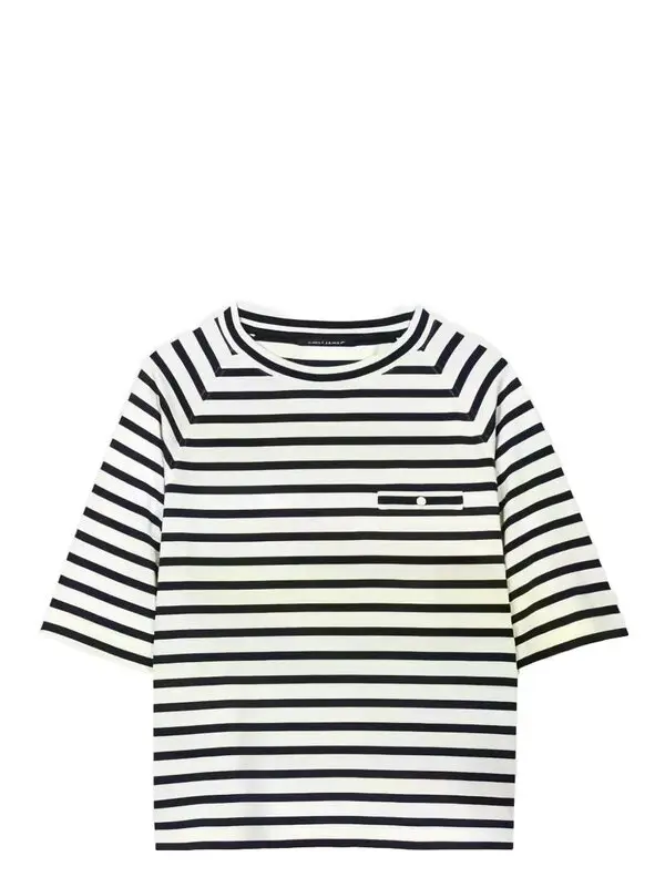 LUISA CERANO Striped T-shirt - White