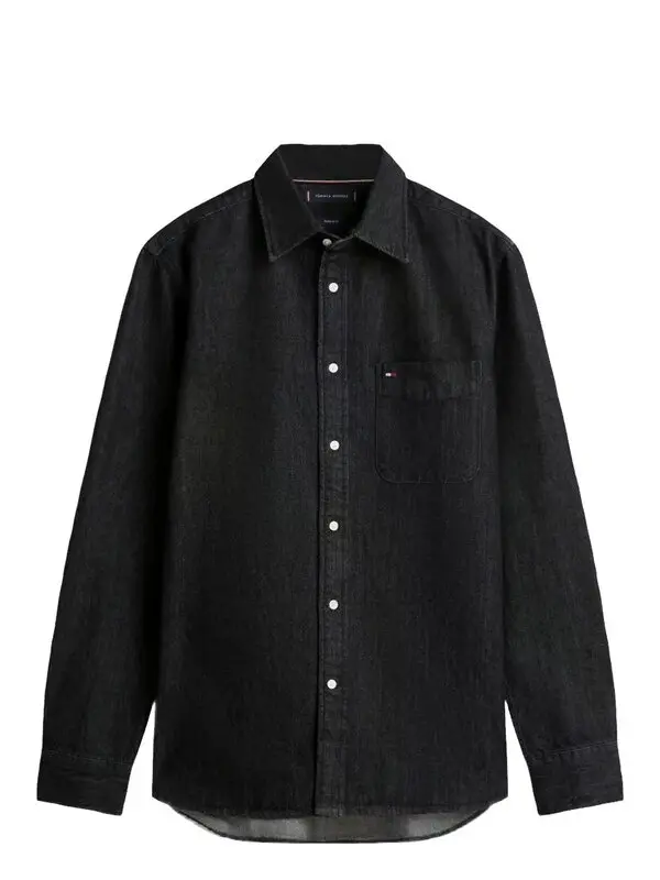 Tommy Hilfiger Long-sleeved Shirt - Black