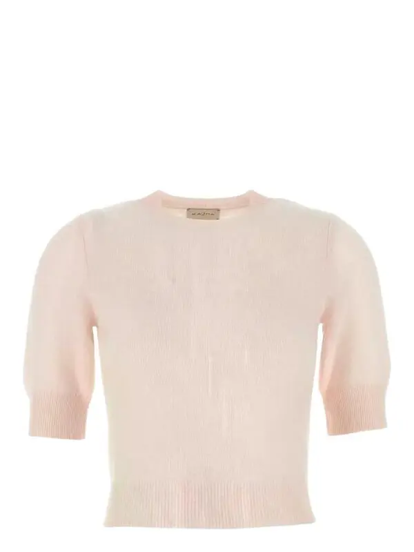 Le Kasha Cashmere Cropped Sweater - Pink