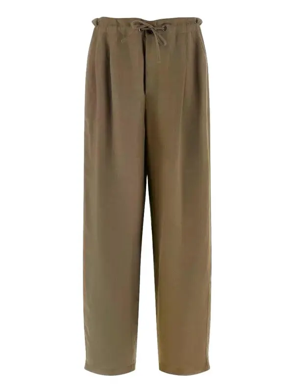Brunello Cucinelli Twill Straight-leg Trousers - Brown
