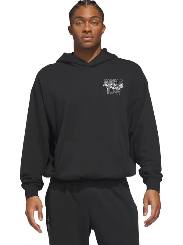 Adidas Anthony Edwards Atl2wrld Hd Sweatshirt - Black