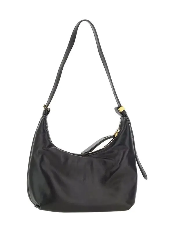 GIANNI CHIARINI Ella Leather Shoulder Bag - Black