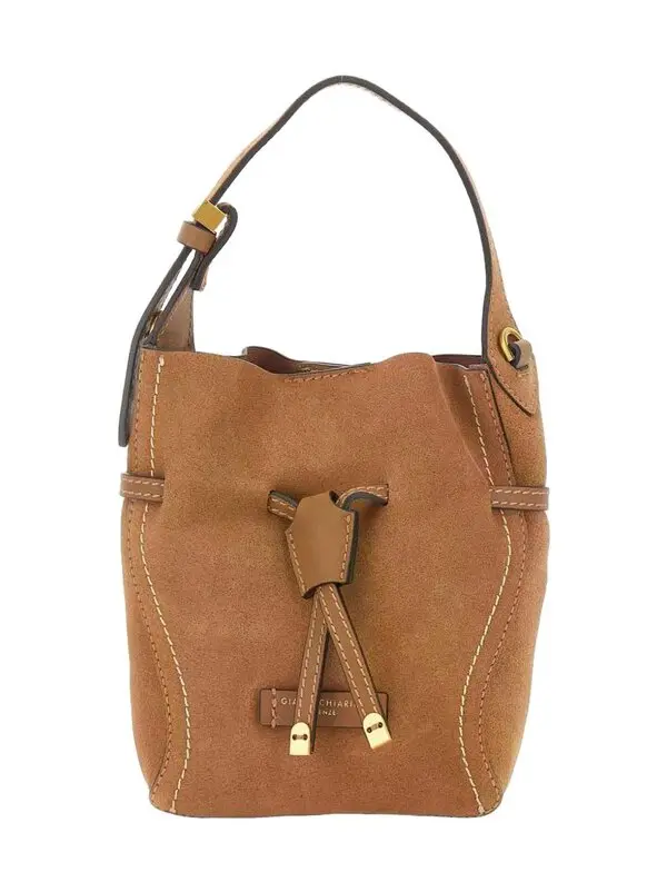 GIANNI CHIARINI Sienna Bucket Bag - Neutrals