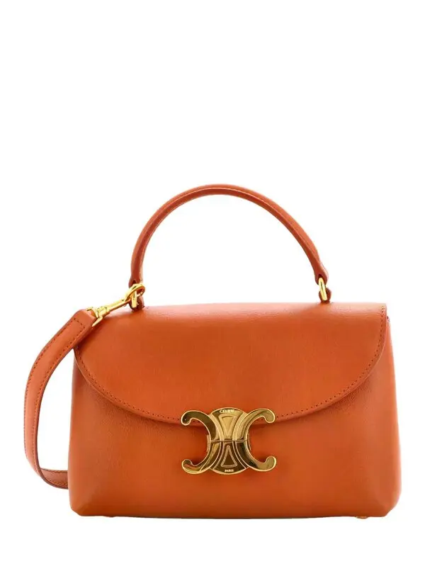 Celine Nino Top Handle Satchel - Brown