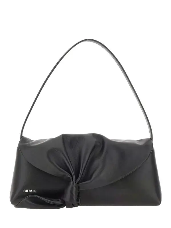 ROTATE BY BIRGER CHRISTENSEN Knot Scarf Shoulder Bag - Black