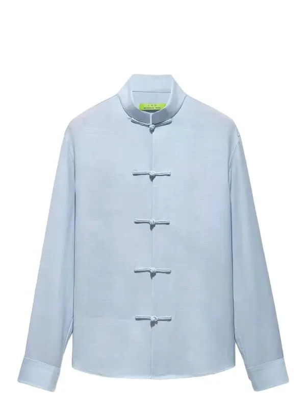 Shanghai Tang Wool Shirt - Blue