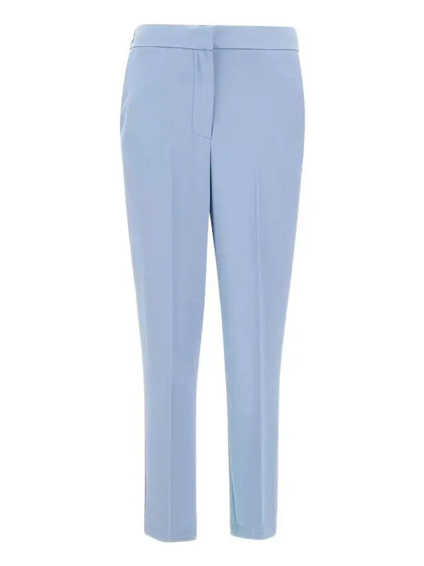 KAOS Crease Trousers With Elasticated Back - Blue