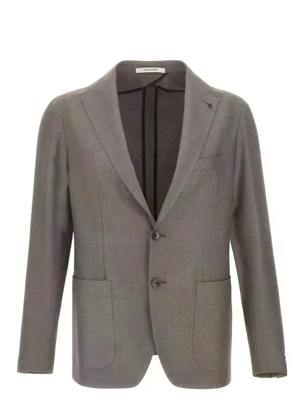 Tagliatore Single-breasted Blazer - Brown
