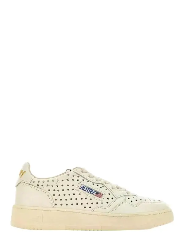 AUTRY Medalist Low Perforated Sneakers - Neutrals