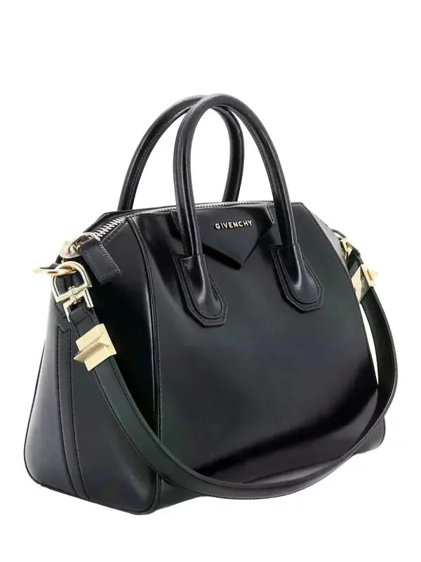 Givenchy Antigona Small Satchel Glazed Leather - Black