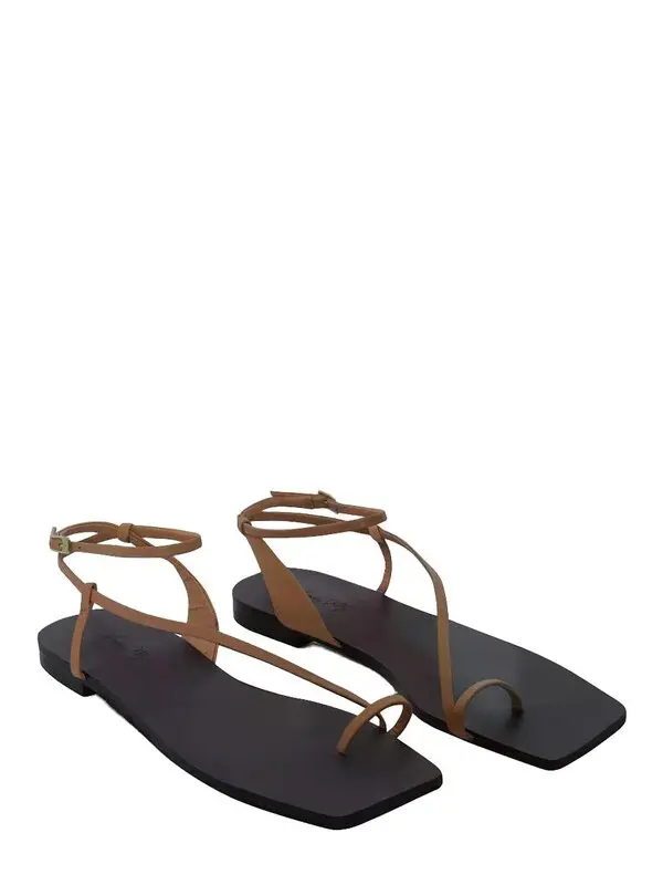 Johanna Ortiz Flamenco Echoes Flat Sandals - Neutrals