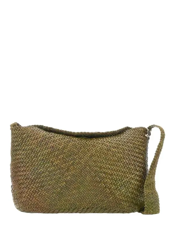 Dragon Diffusion Santa Marta Interwoven Crossbody Bag - Green