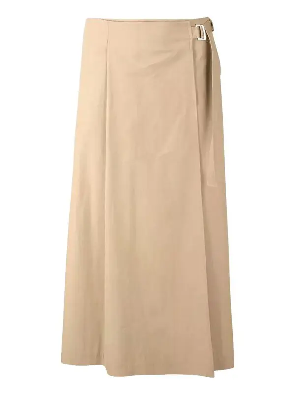 Peserico Wrap-around Midi Skirt - Neutrals