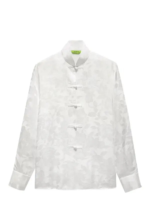 Shanghai Tang Silk Blouse - White