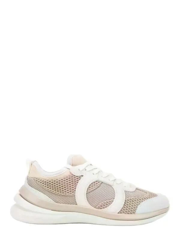 FERRAGAMO Net Detail Sneakers - Neutrals