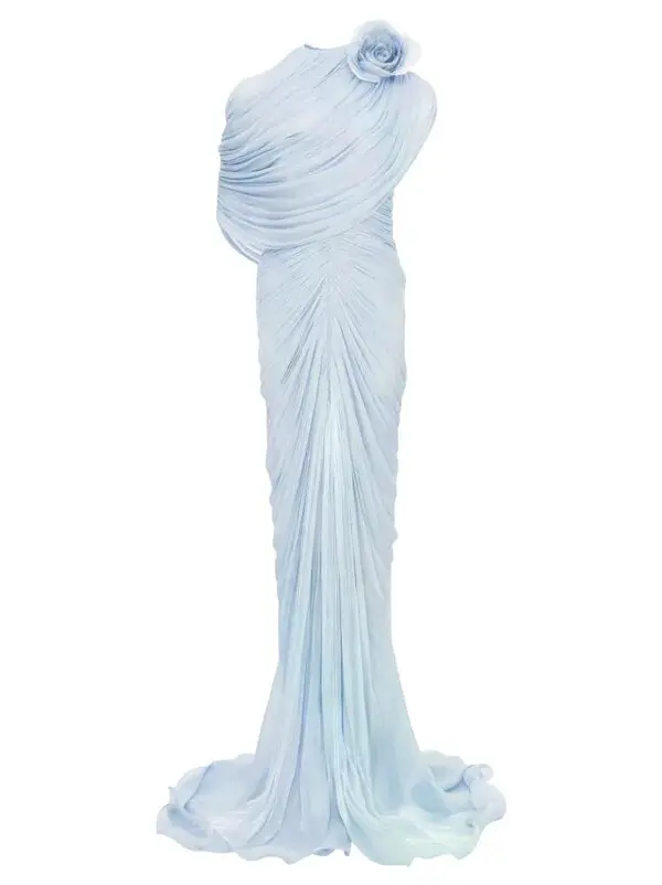 ANA RADU Seraphine One-shoulder Gown - Blue