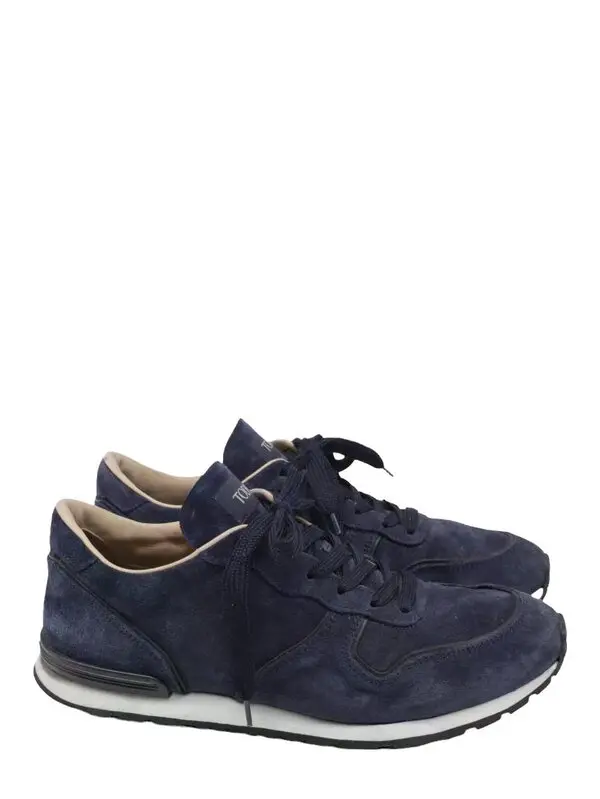 TOD'S Suede Lace-up Sneakers - Blue