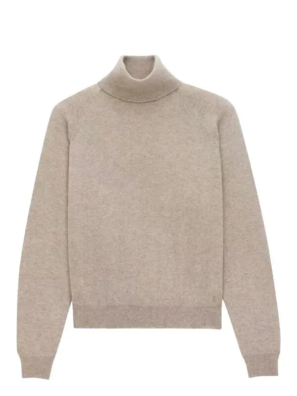Saint Laurent Roll-neck Sweater - Neutrals