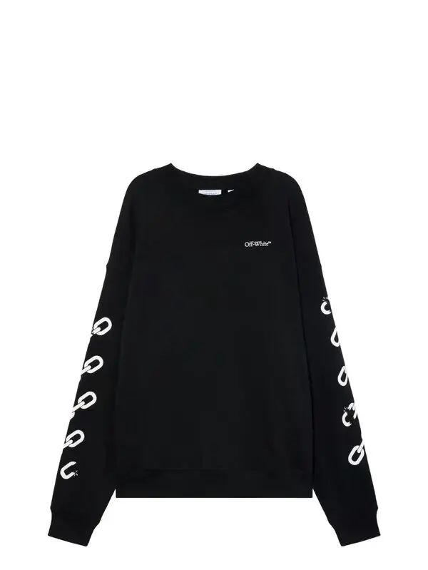 Off-White Chain Arrow Skate Sweatshirt - Black