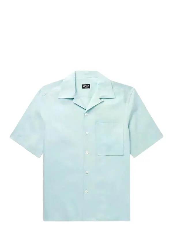 Zegna Pocket Shirt - Blue