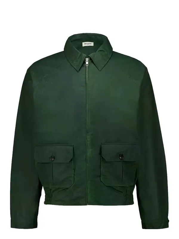 BODE Waxed Cotton Coach Jacket - Green