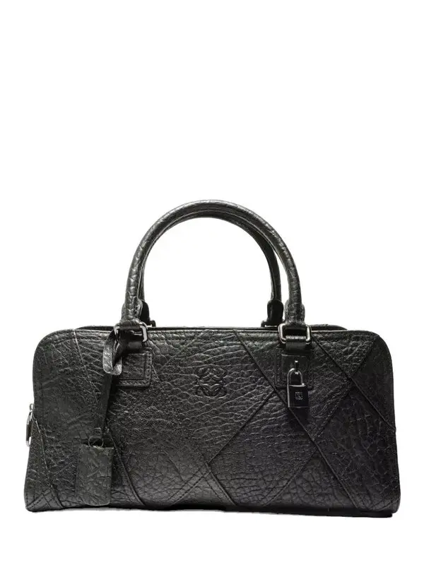 Loewe Amazona Leather Handbag - Black