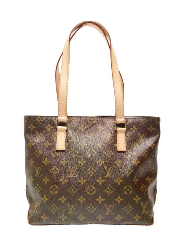 LOUIS VUITTON 2006 Cabas Piano Monogram Shoulder Bag - Brown
