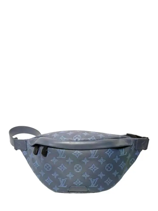LOUIS VUITTON Discovery Monogram Leather Belt Bag - Blue