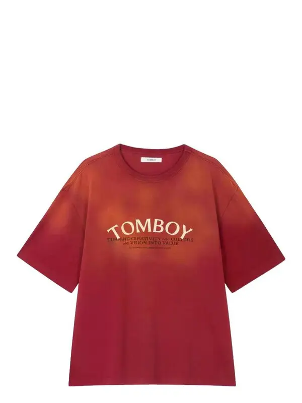 STUDIO TOMBOY Washed T-shirt - Red